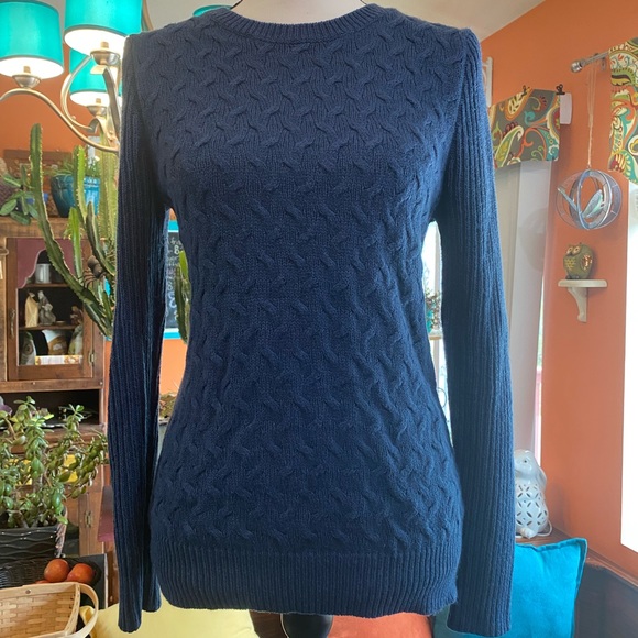 Laura Scott | Sweaters | Laura Scott Beautiful Blue Long Sleeve Sweater ...